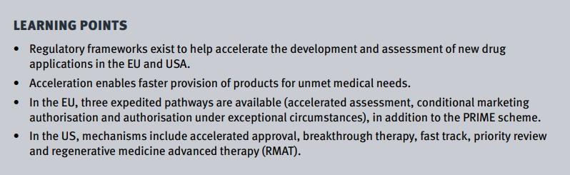 Expedited drug development regulatory pathways in the EU and the US ...