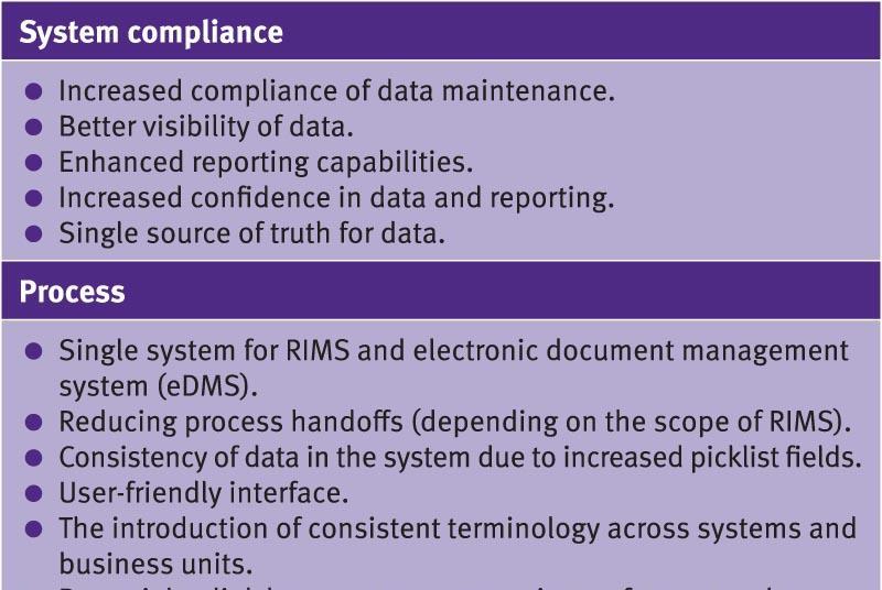 Streamlining regulatory processes when implementing new RIMS | Focus ...